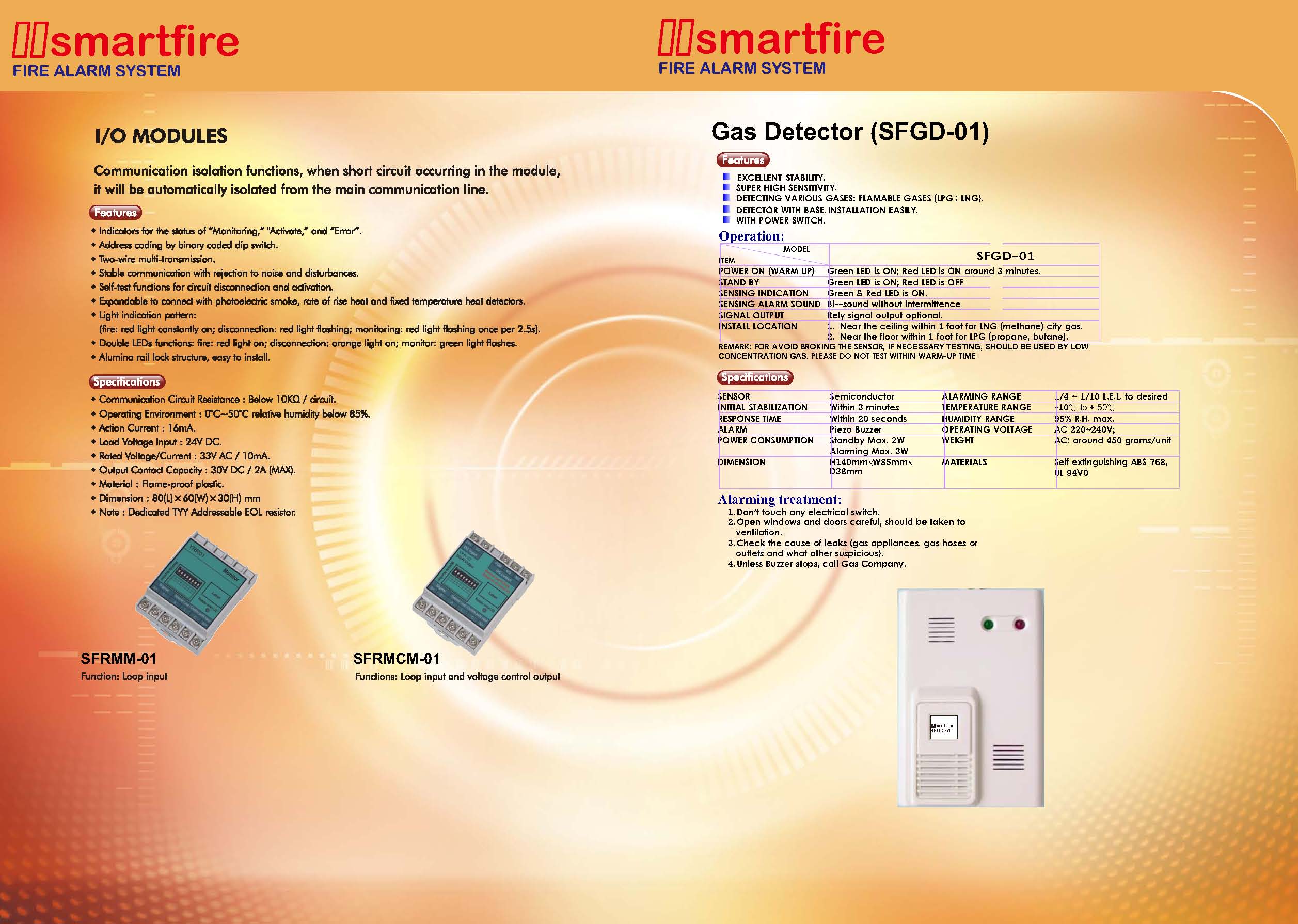 ADDRESSABLE PHOTOELECTRIC SMOKE DETECTOR – SMARTFIRE